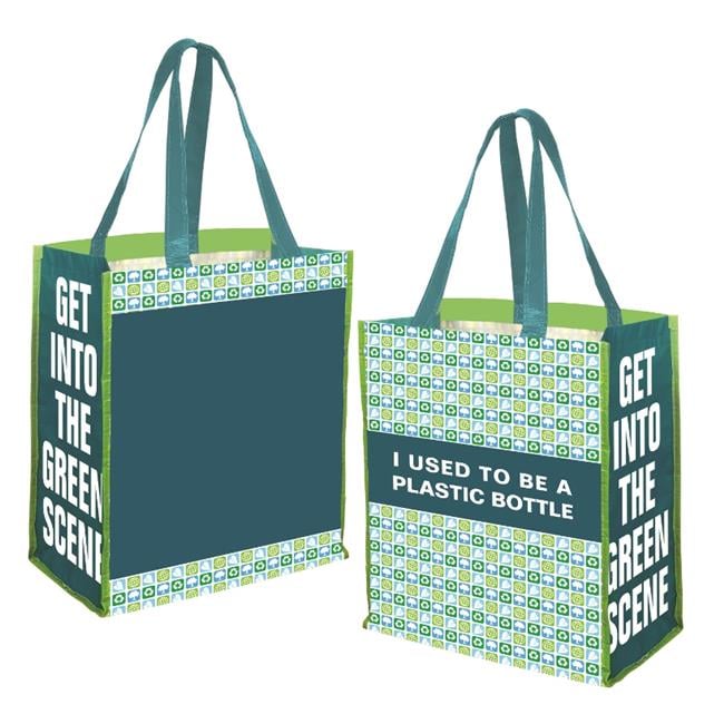 Debco RE6944 Pet Preprinted Jumbo Grocery Tote Bag - Teal pattern as ...