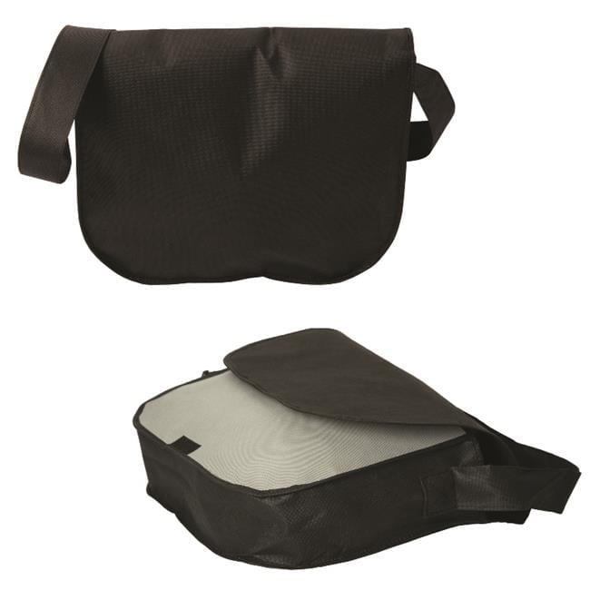 Debco NW8737 The Mover Non Woven Messenger Bag Black Grey - Walmart.com