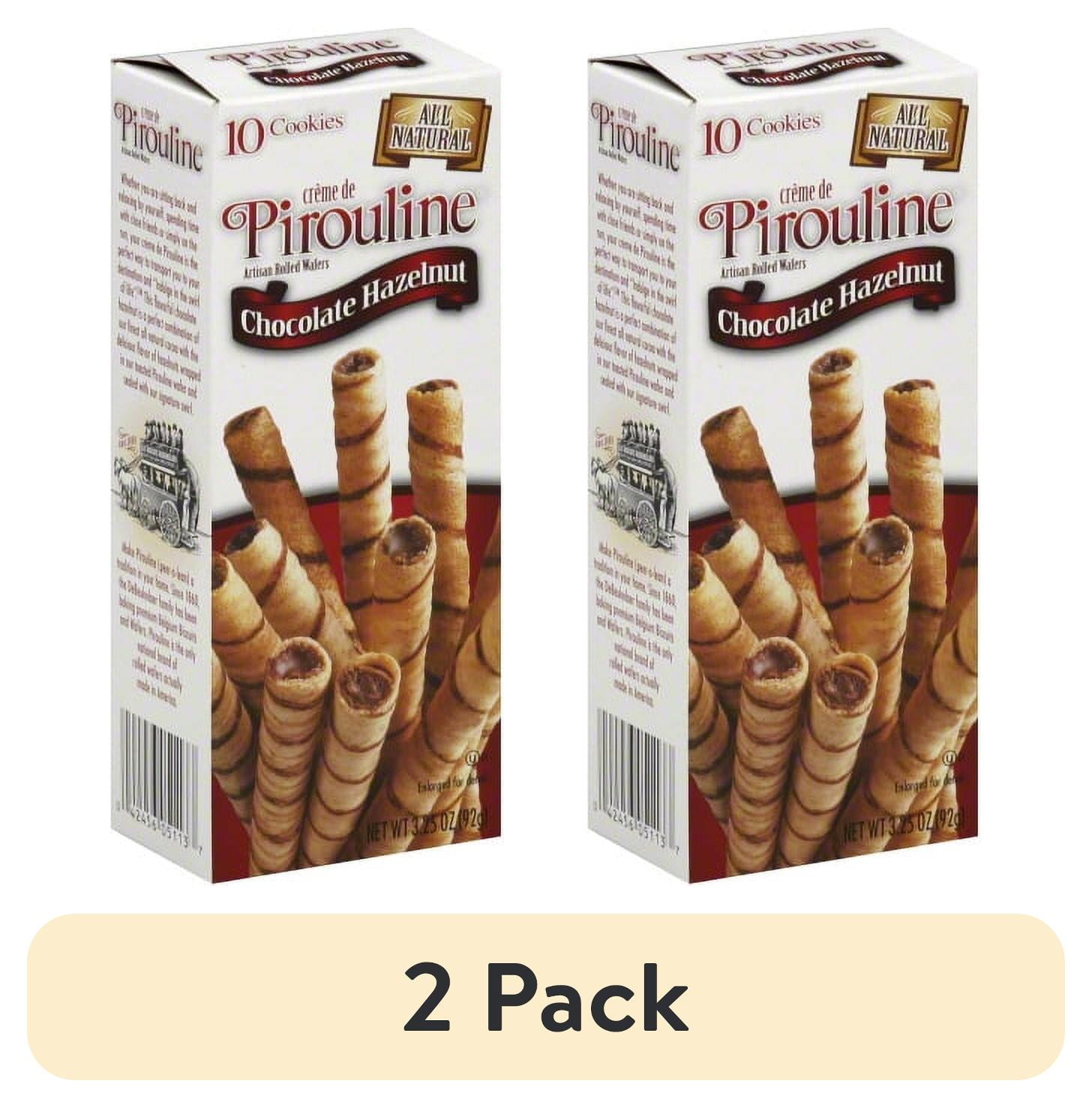 (2 pack) Debeukelaer, Pirouline Choc Hzlnut, 3.25 oz, - Walmart.com