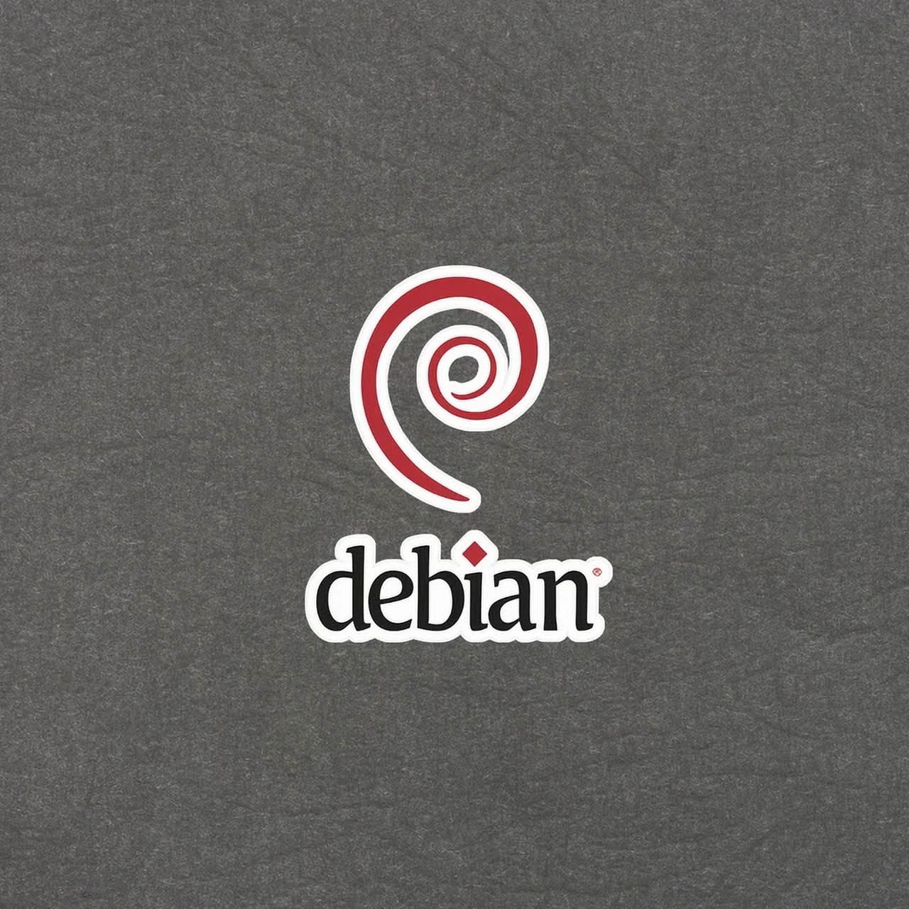 Debian Linux Swirl Logo Sticker - Support Open Source Softwarephone Decal Water Bottle Stickers ...