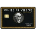 Debit Card Skin White Privile-ge Sticker Cover Decal Wrap 10 Pack, Card ...