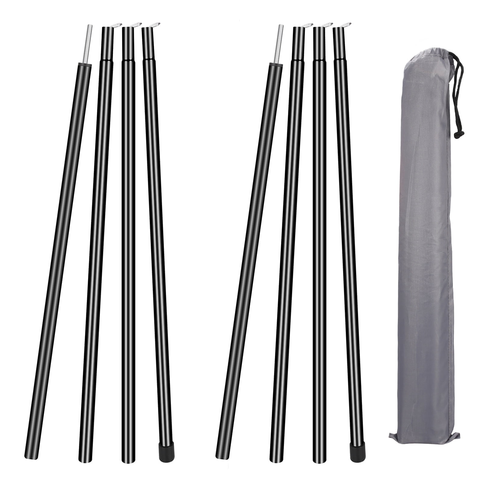 Debonair Tent Poles Telescoping Tarp Poles 81 inches Aluminum Tent Pole ...