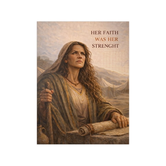 Deborah Bible Art Print, Unframed Paper Poster 24x36in - Walmart.com