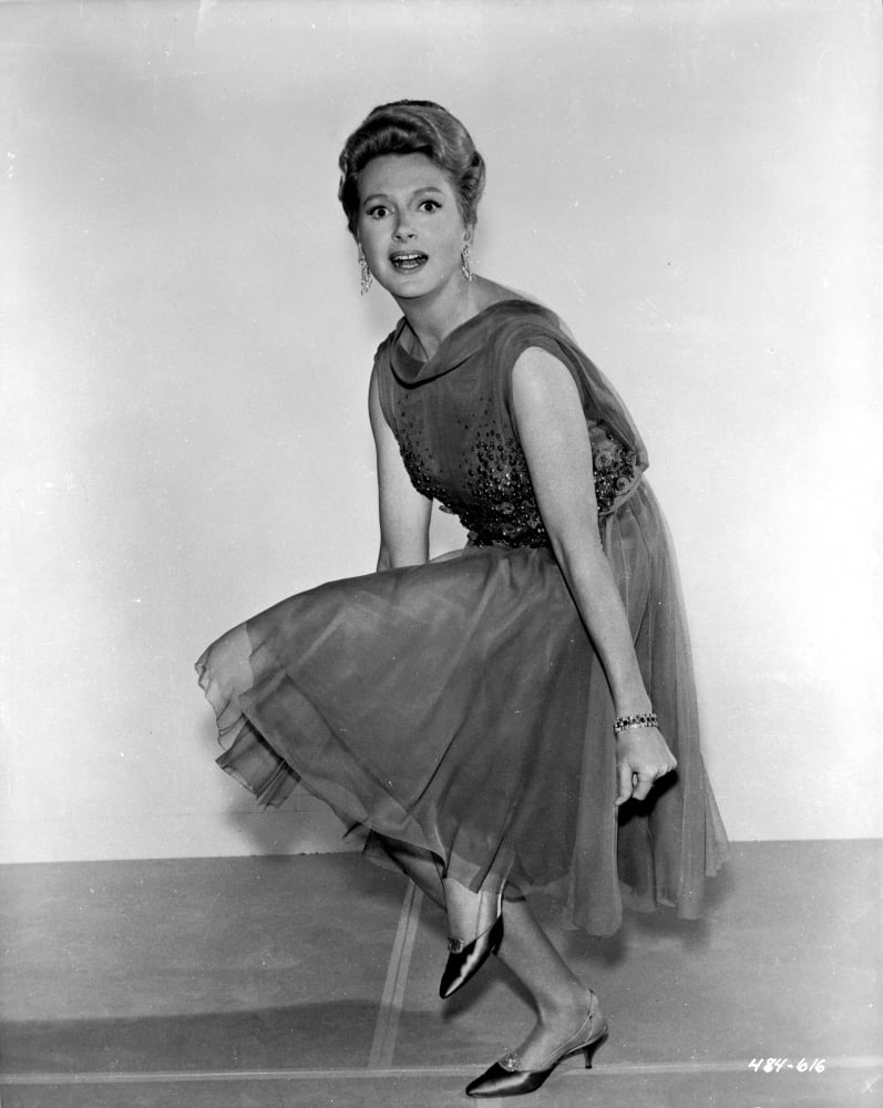 Deborah Kerr on a Dress and Bending Knees Photo Print (8 x 10 ...