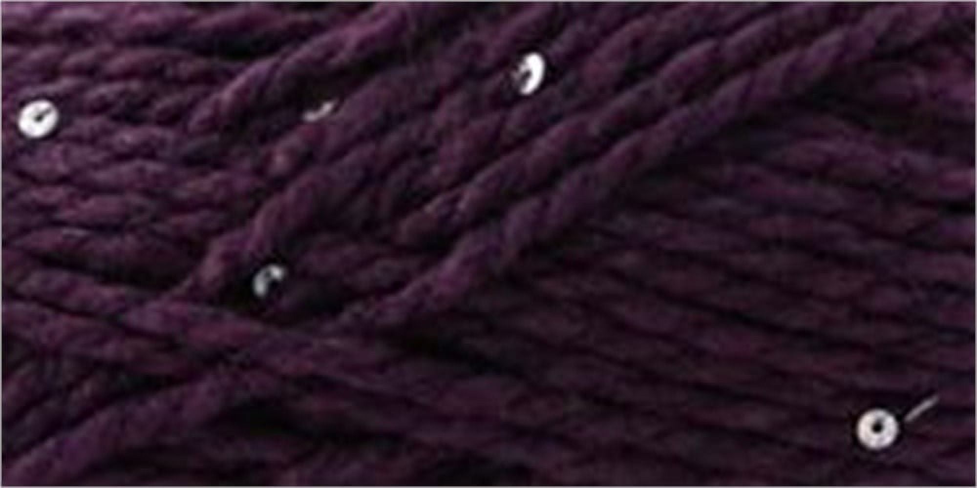 Deborah Norville Collection Serenity Chunky Sequin Yarn-Purple Rain, Pk ...