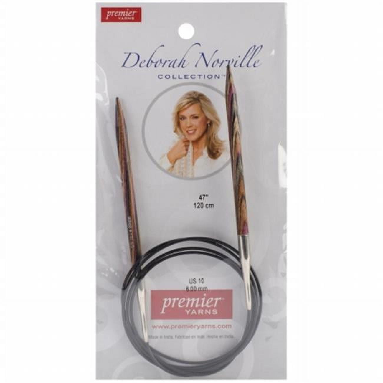 Deborah Norville Fixed Circular Knitting Needles 47"-Size 10/6mm ...