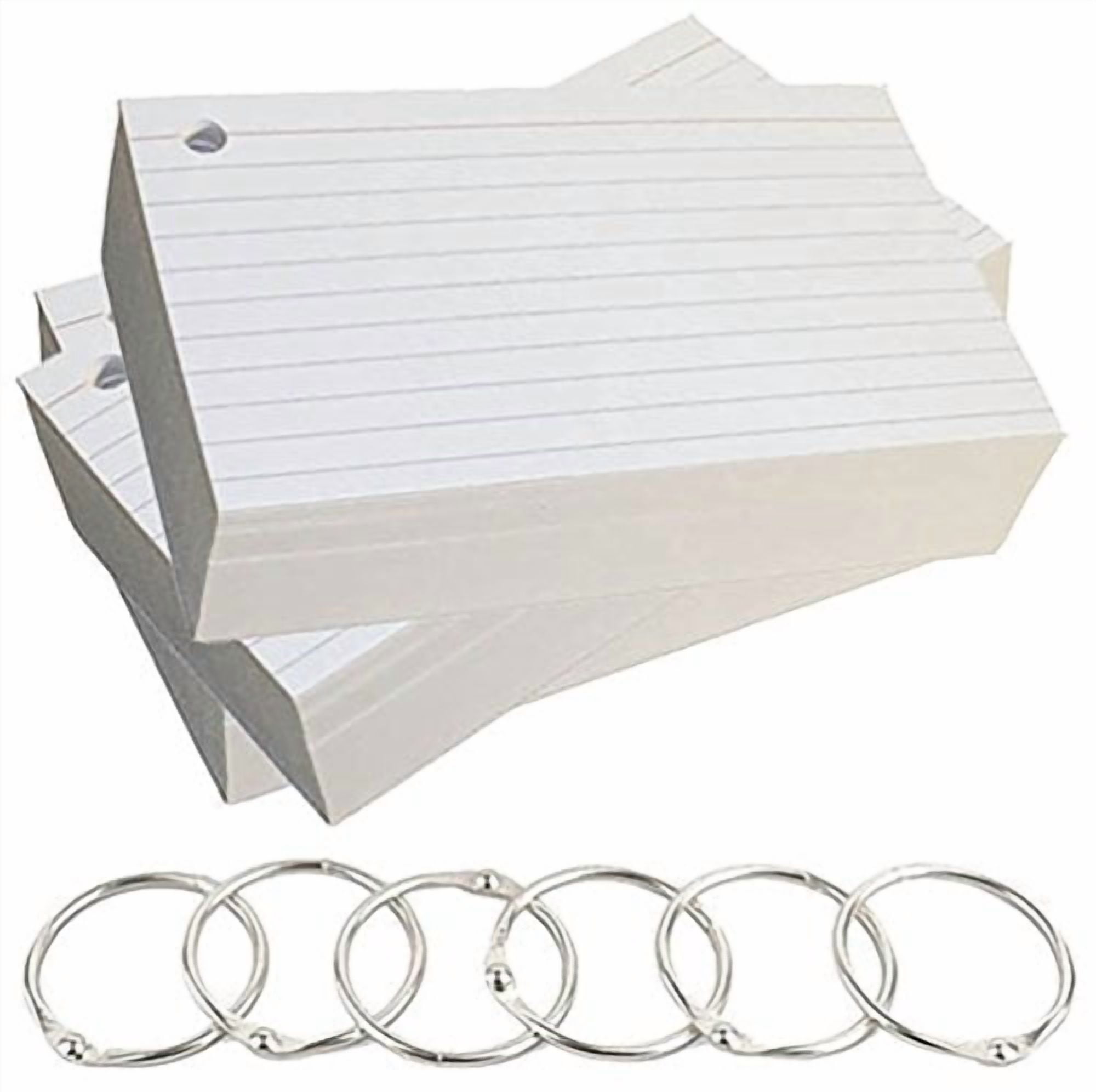 Debra Dale Designs - 5" x 8" Ruled One Side Blank Back Single Hole ...