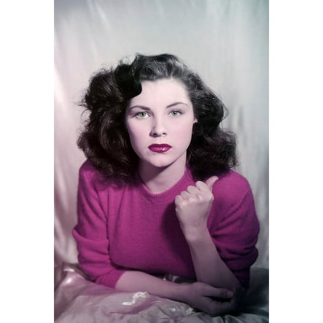 Debra Paget striking glamour photo shoot rare color 24x36 Poster ...