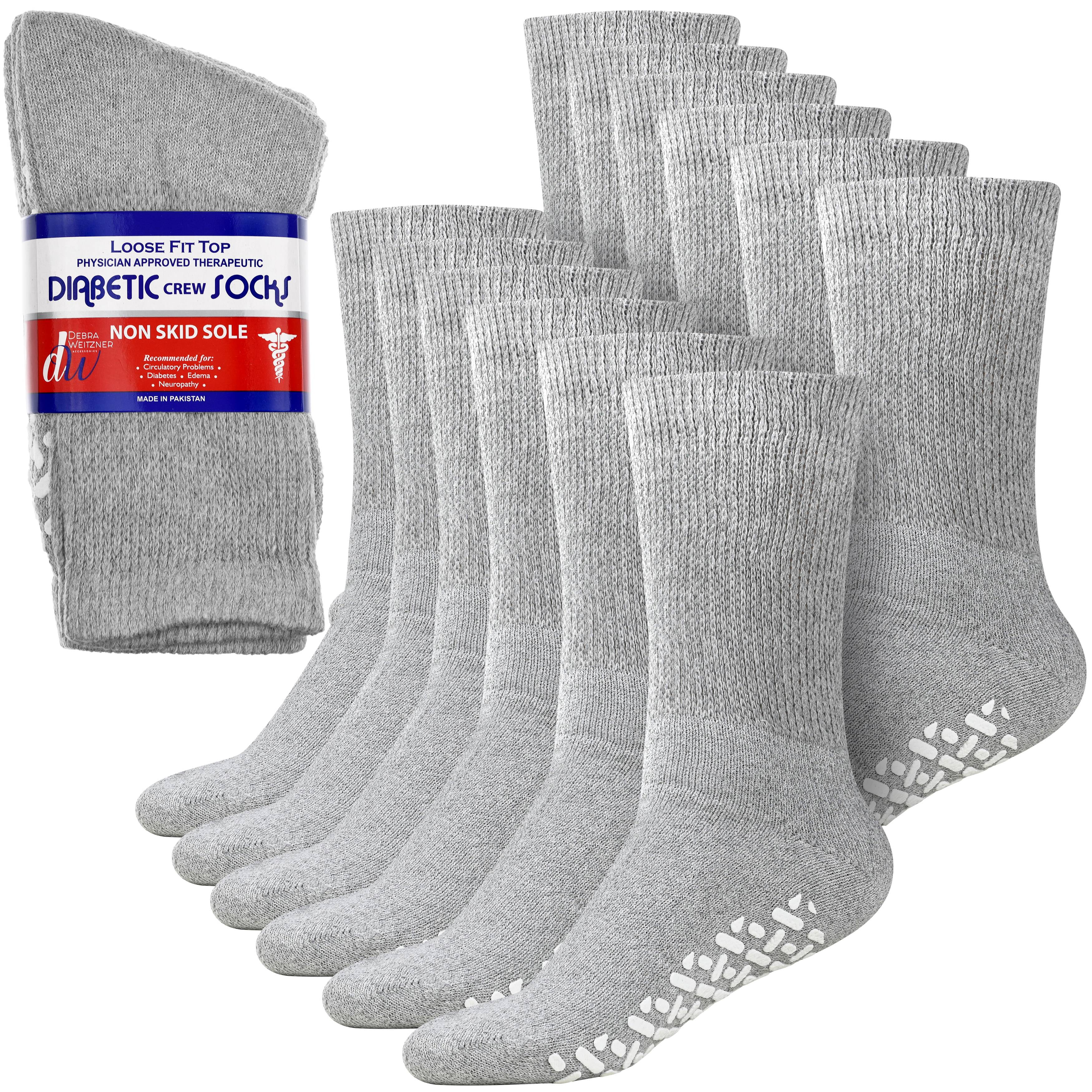 Debra Weitzner Non-Binding Loose Fit Sock - Non-Slip Diabetic Socks for ...