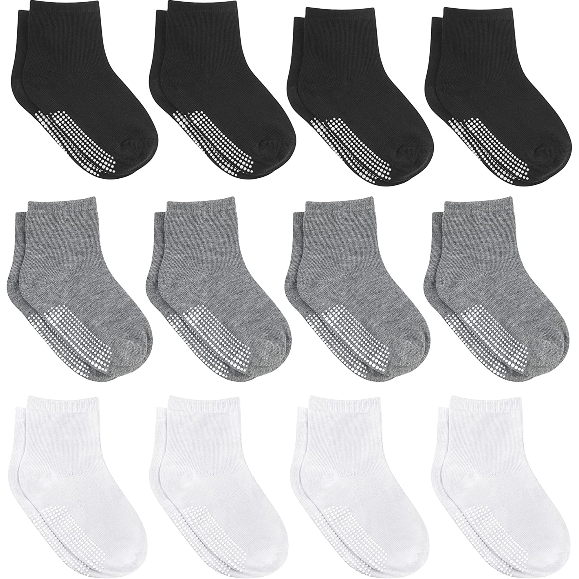 Debra Weitzner Toddler Socks, Gripper Crew Socks, Anti-Skid Socks for ...