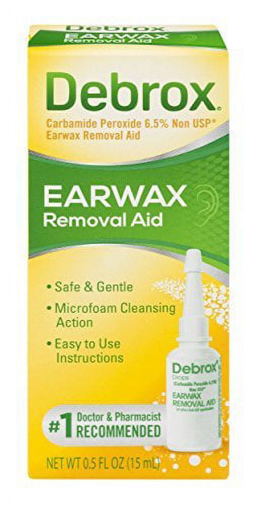 Debrox Drops Earwax Removal Aid drops,1/2 FL OZ (Pack of 16) - Walmart.com