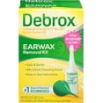 Debrox Ear Wax Removal Kit, Ear Cleaning Kit Includes Rubber Bulb ...