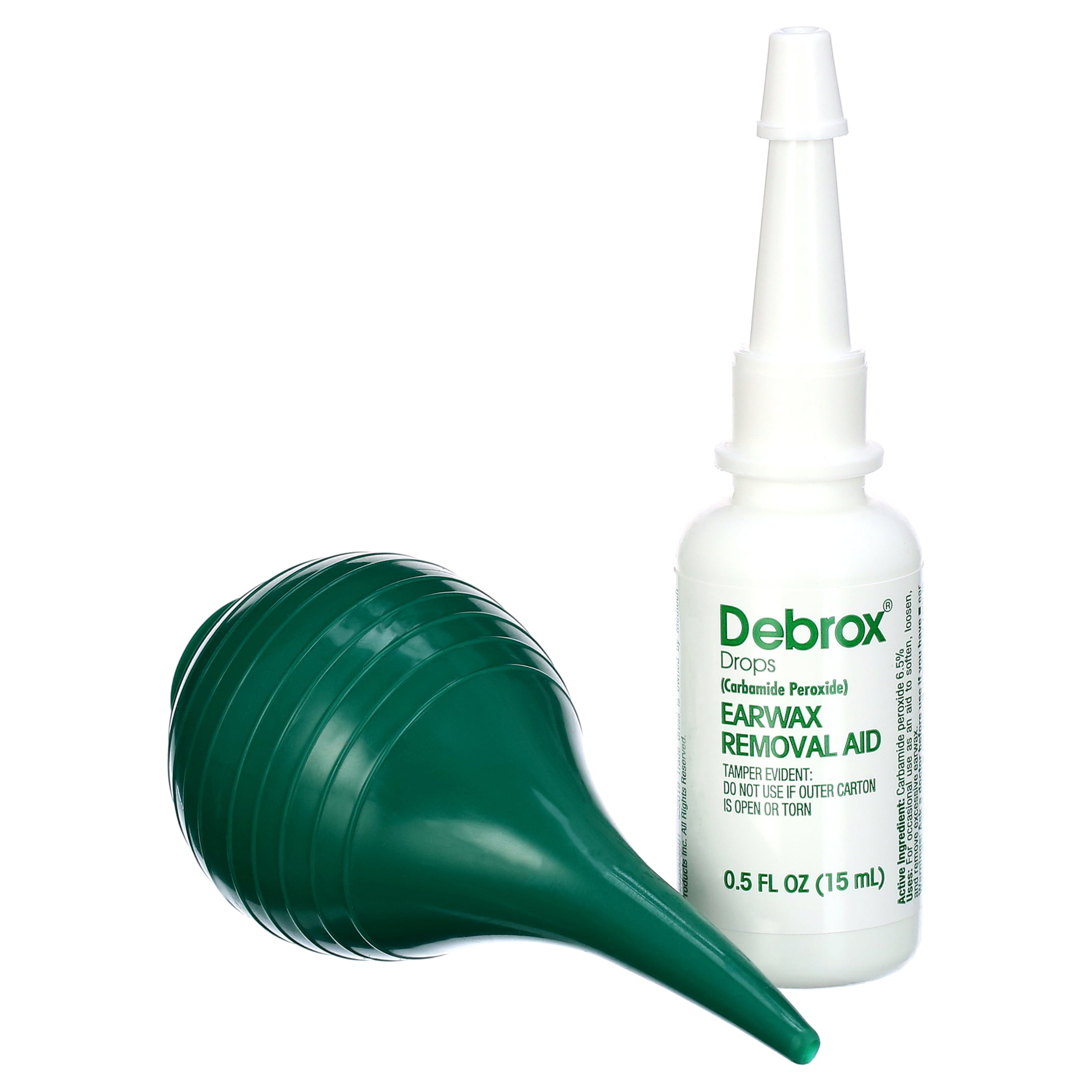 Debrox 2 Pack Ear Wax Remover Kit with Microfoam Action, 0.5 fl oz Each ...