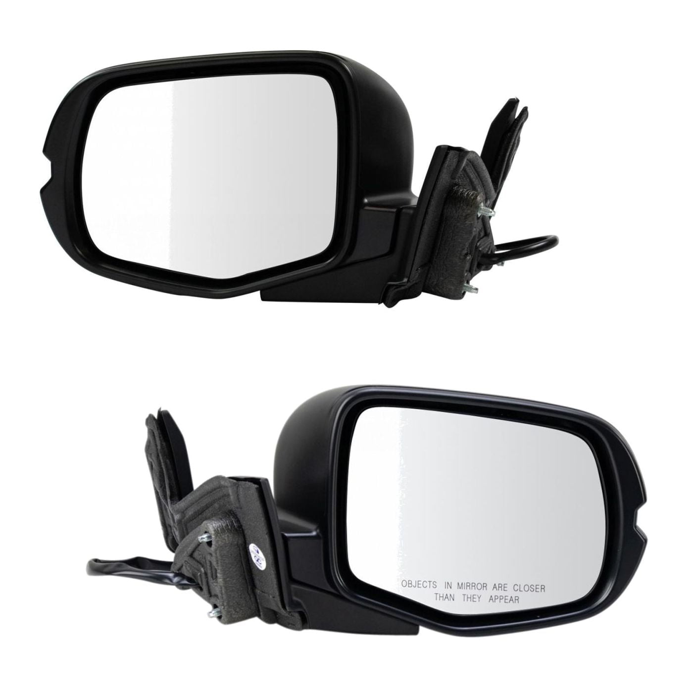 Debrroce 2pc Mirror Set Left & Right Sides Power Plastic Electric ...