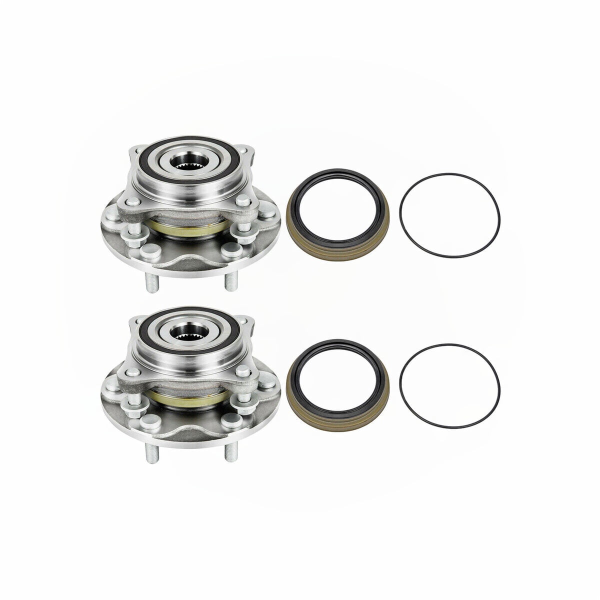Debrroce 2pcs Wheel Hub and Bearing Assembly Right Passenger Left ...