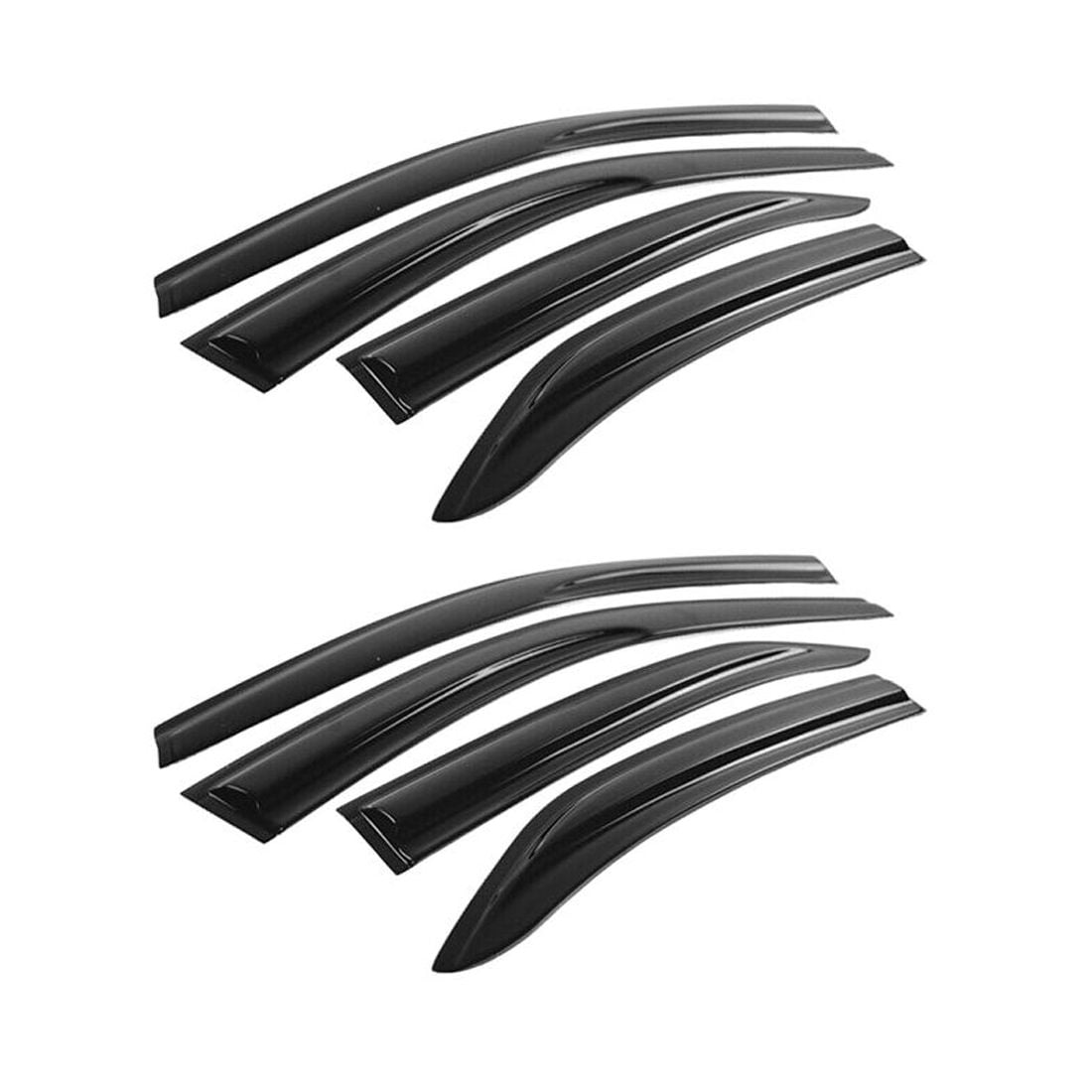 Debrroce 8 Pieces - Mugen Style Acrylic Window Visors Rain Sun Guard ...
