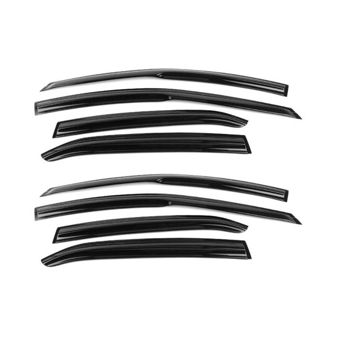 Debrroce 8 Pieces - Mugen Style Acrylic Window Visors Sun Rain ...