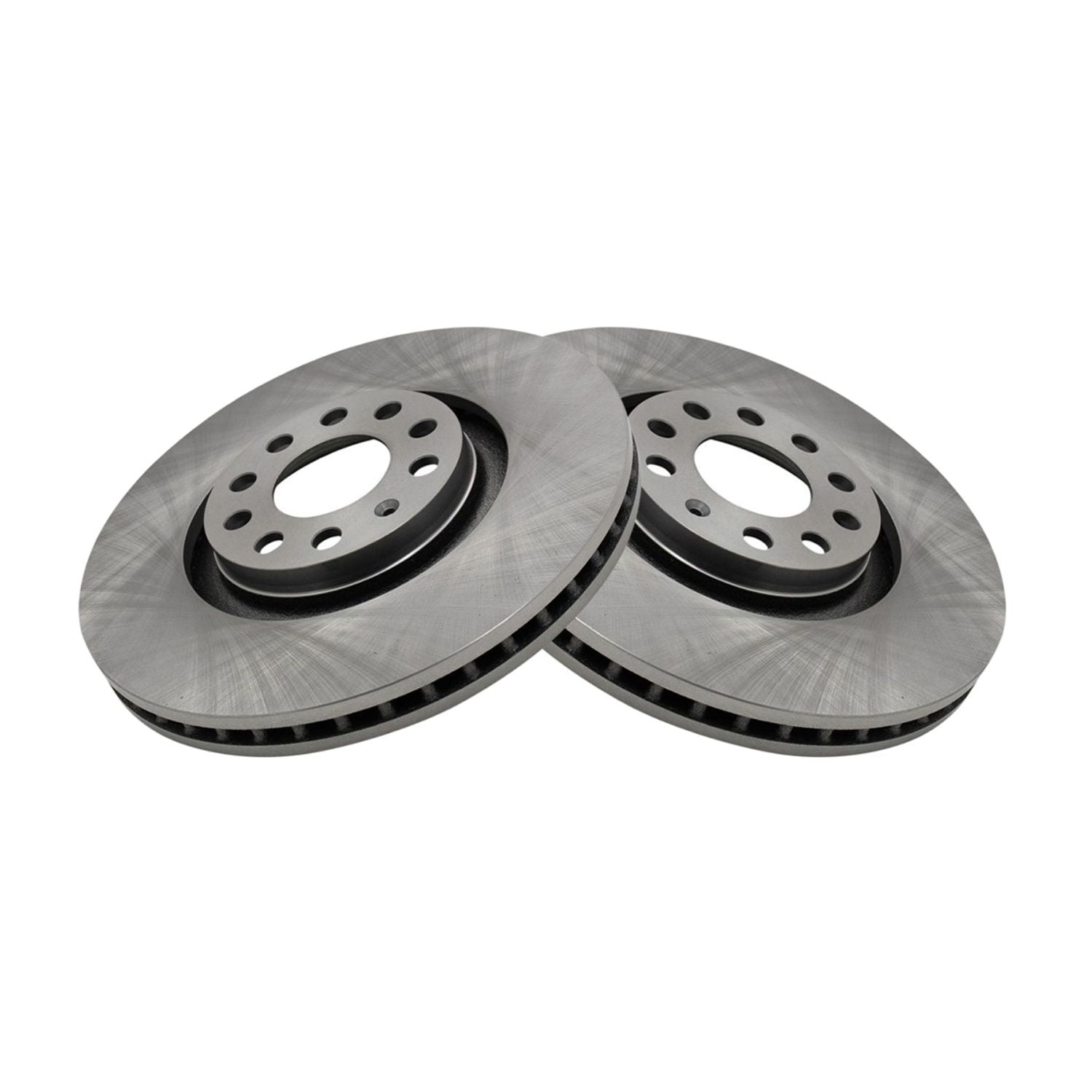 Debrroce Brake Rotor Driver & Passenger Side Front Pair 2pcs 5 Lug ...