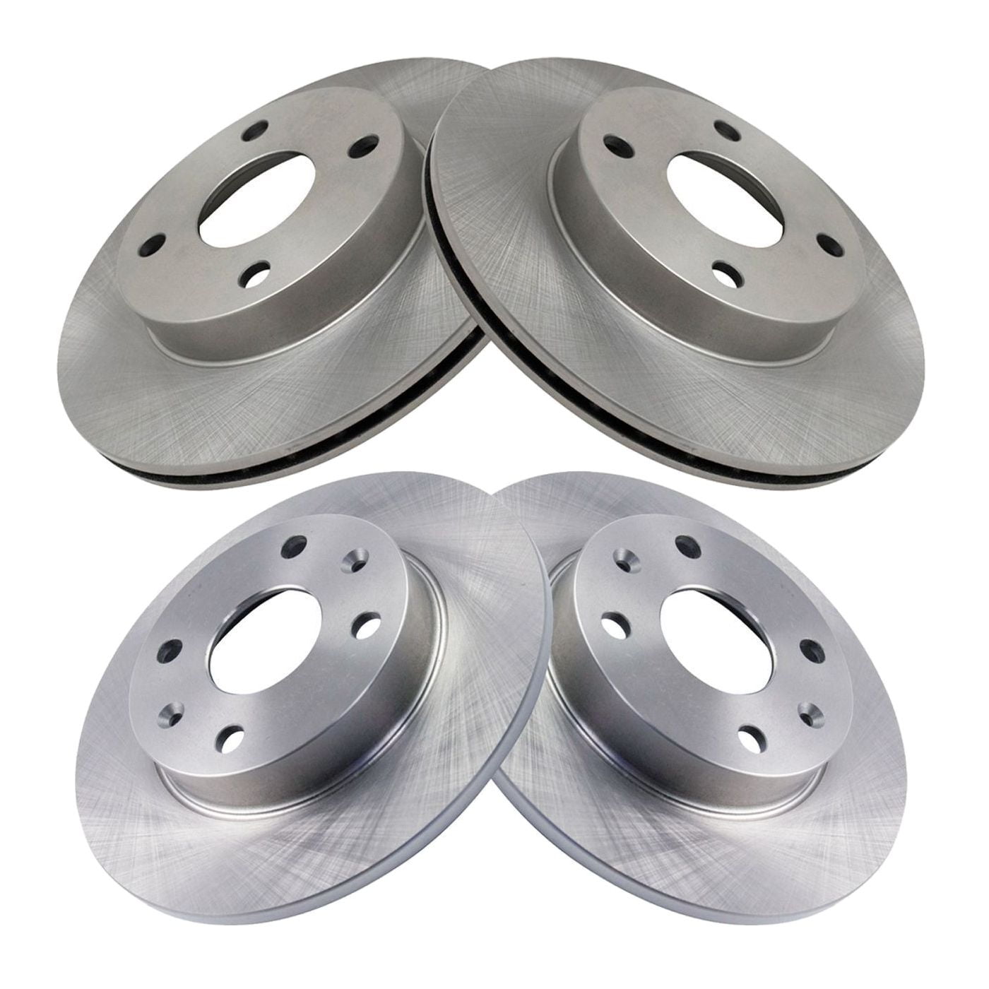 Debrroce Brake Rotor Set 4 Piece for Mazda for Miata 1.6L 1990-1993 ...