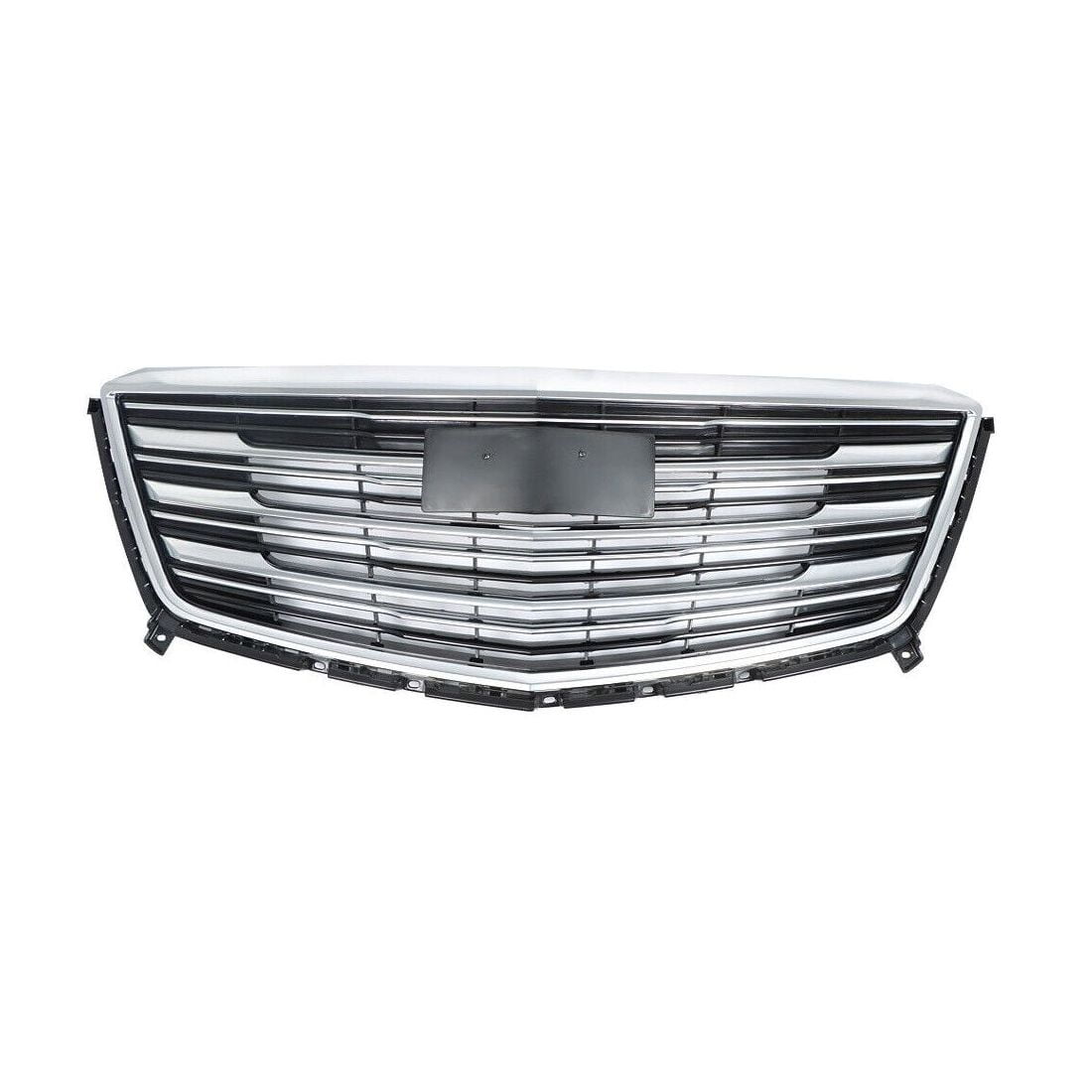 Debrroce Chrome Upper Front Bumper Grille Grill Plastic for Cadillac ...