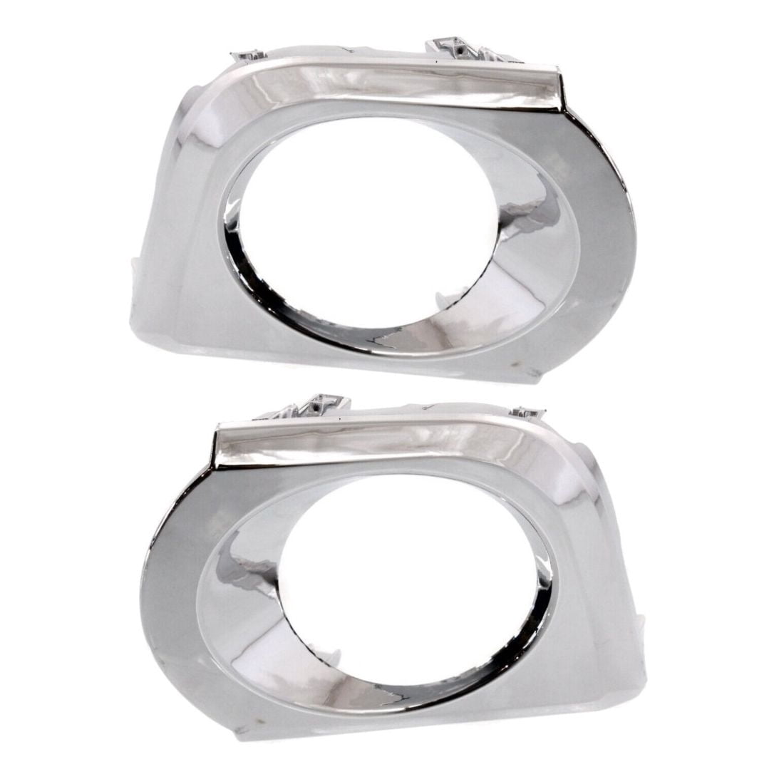 Debrroce Fog Light Lamp Bezel Chrome Trim Left Right Kit Pair for ...
