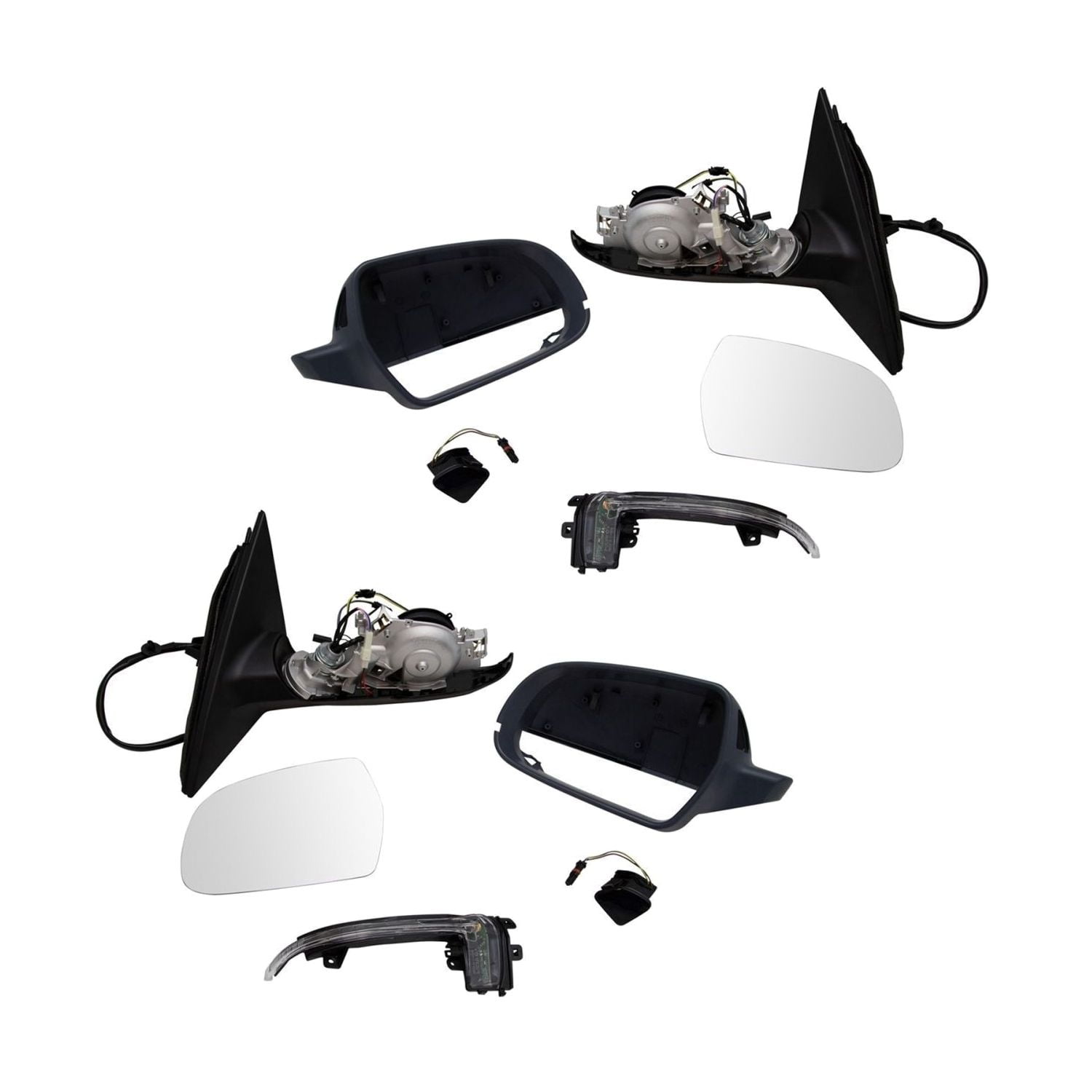 Debrroce Mirror Power Heated Signal Folding Memory Lane Assist Paint to ...