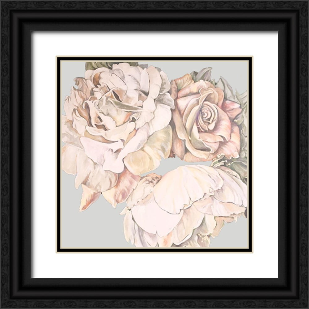 Debs, Emma Catherine 26x26 Black Ornate Wood Framed with Double Matting ...