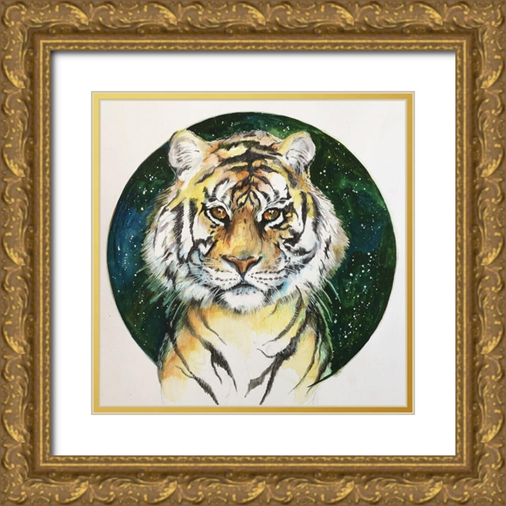 Debs, Emma Catherine 26x26 Gold Ornate Wood Framed with Double Matting ...