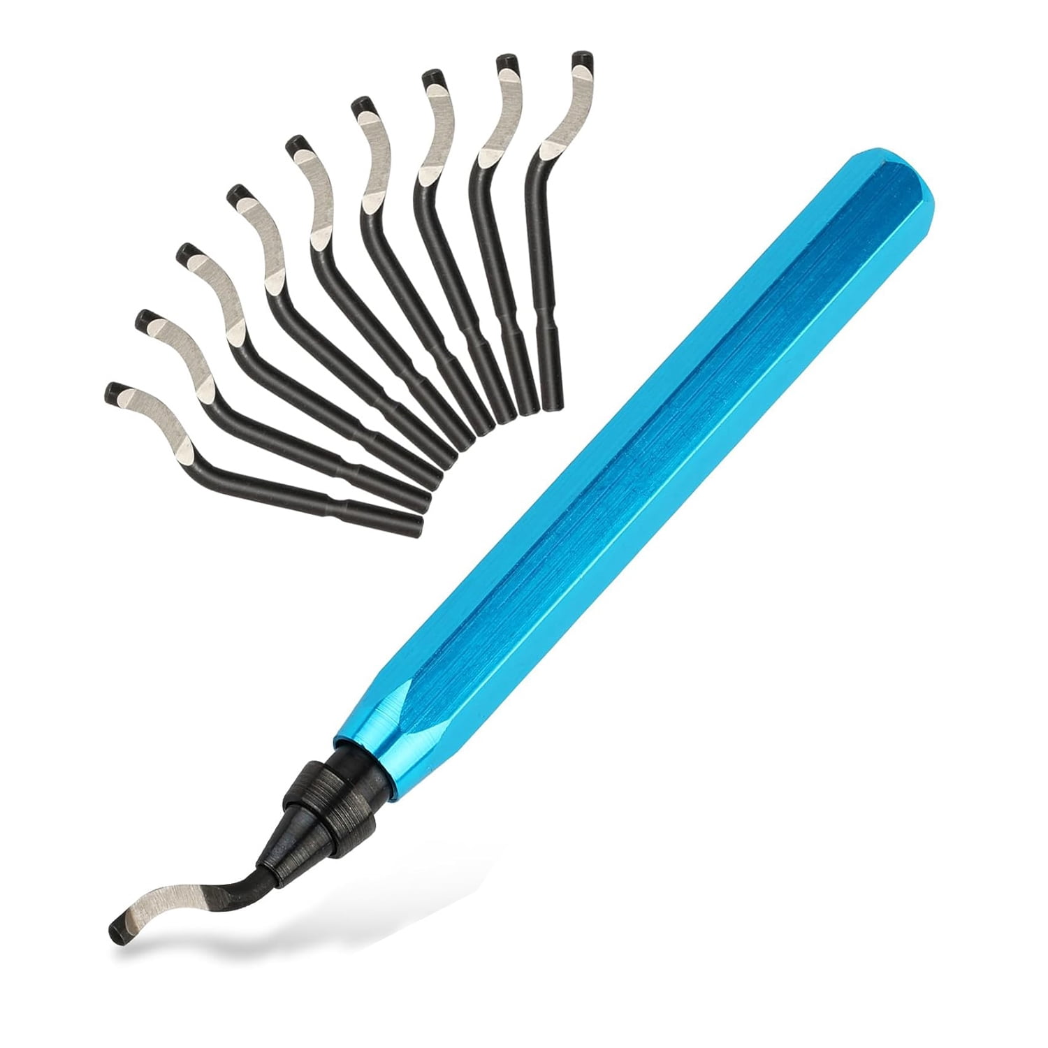 Deburring Tool with 10 High Speed Steel Blades, Deburring Tool 3D ...
