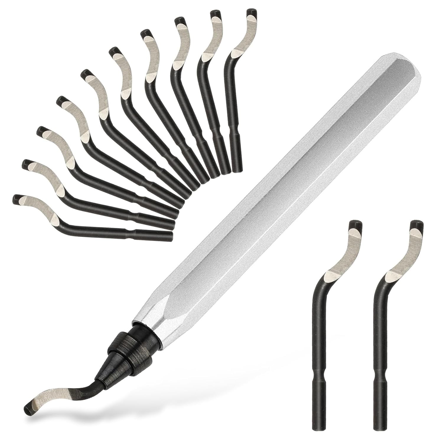 Deburring Tool with 12 High Speed Steel Blades, Deburring Tool 3D ...