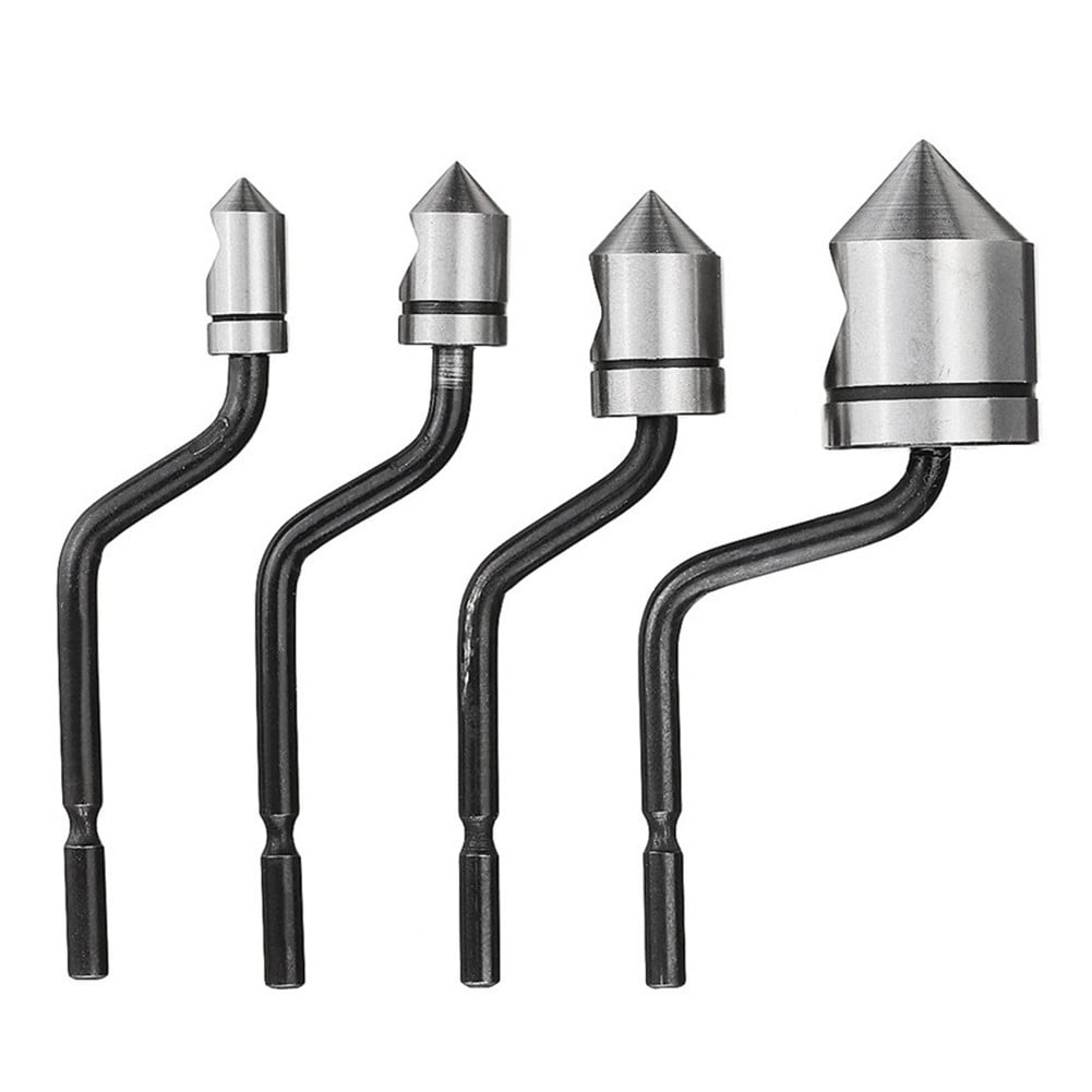 Deburring Tool Handle + Chamfering Cutter Head Set, 4pcs, for Precision ...