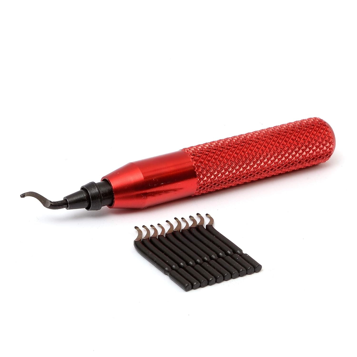 Deburring Tool with High Speed Steel Swivel Blades - Works on Metal ...