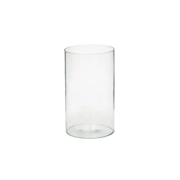DecMode 10" Wide Glass Vase - Walmart.com