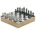 DecMode 12" x 3" Multi Color Wood Traditional Game Set - Walmart.com