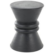 DecMode 28" x 30" Brown Wood Handmade Intricately Carved Scroll Accent ...