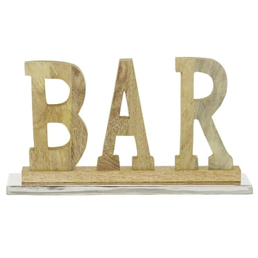 DecMode Wooden Decorative Sign, 1-Piece - Walmart.com