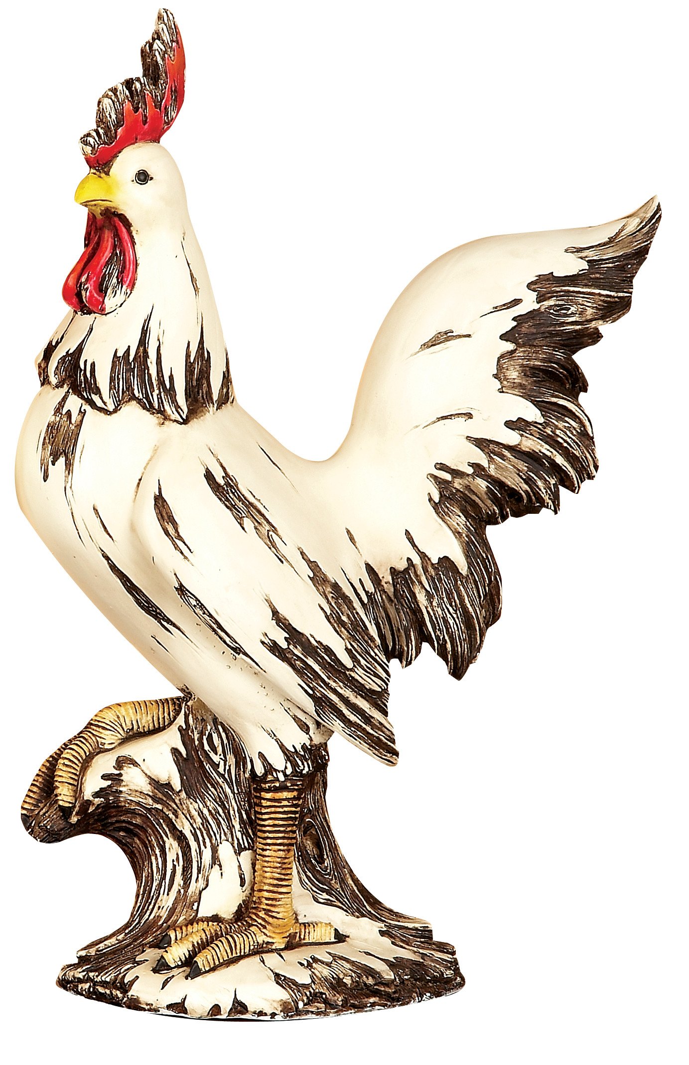DecMode 15" Indoor Outdoor Rooster Garden Sculpture - Walmart.com