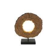 Kingsley Resin Table Lamp in Brown - Walmart.com