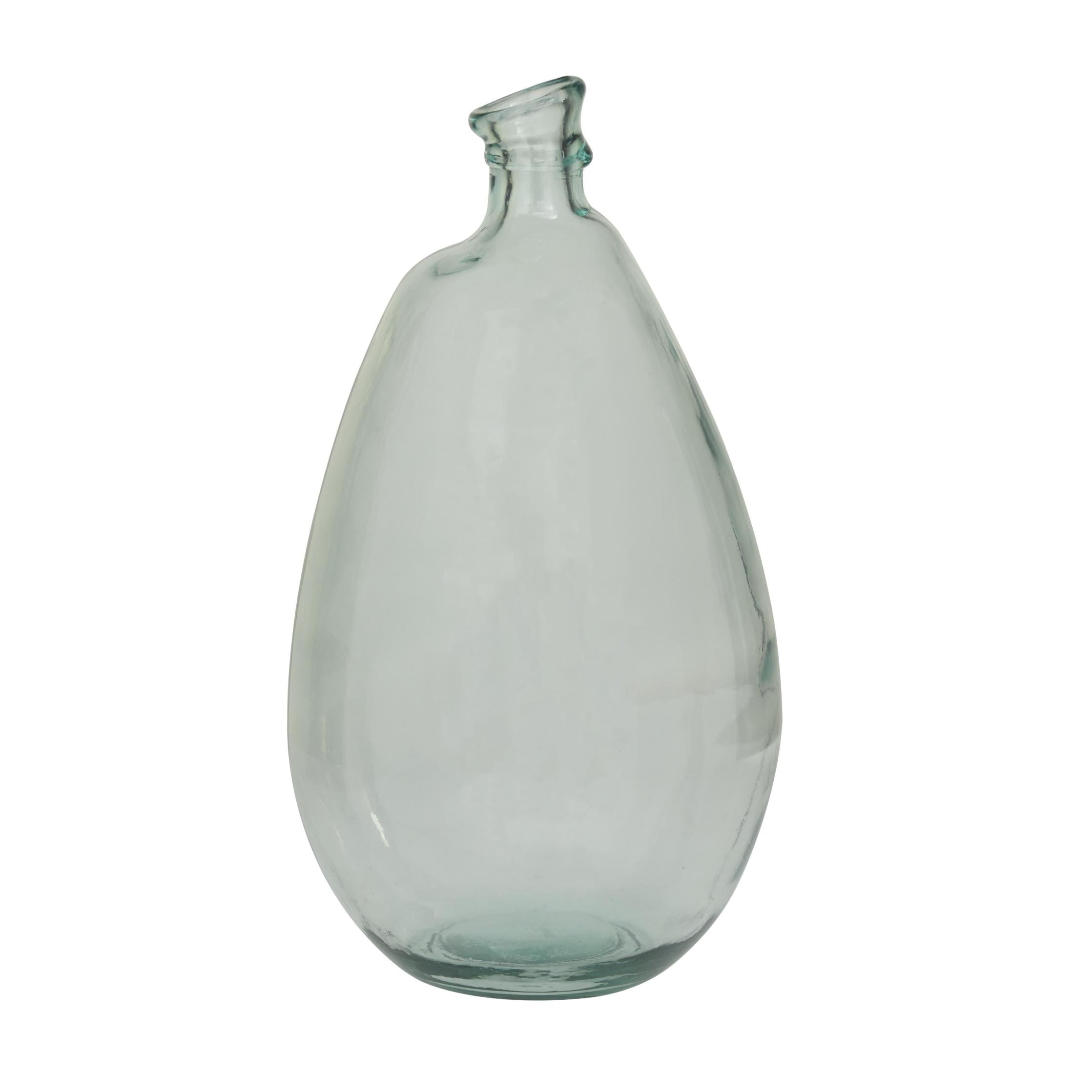 DecMode 18 Spanish Blue Recycled Glass Vase - Walmart.com