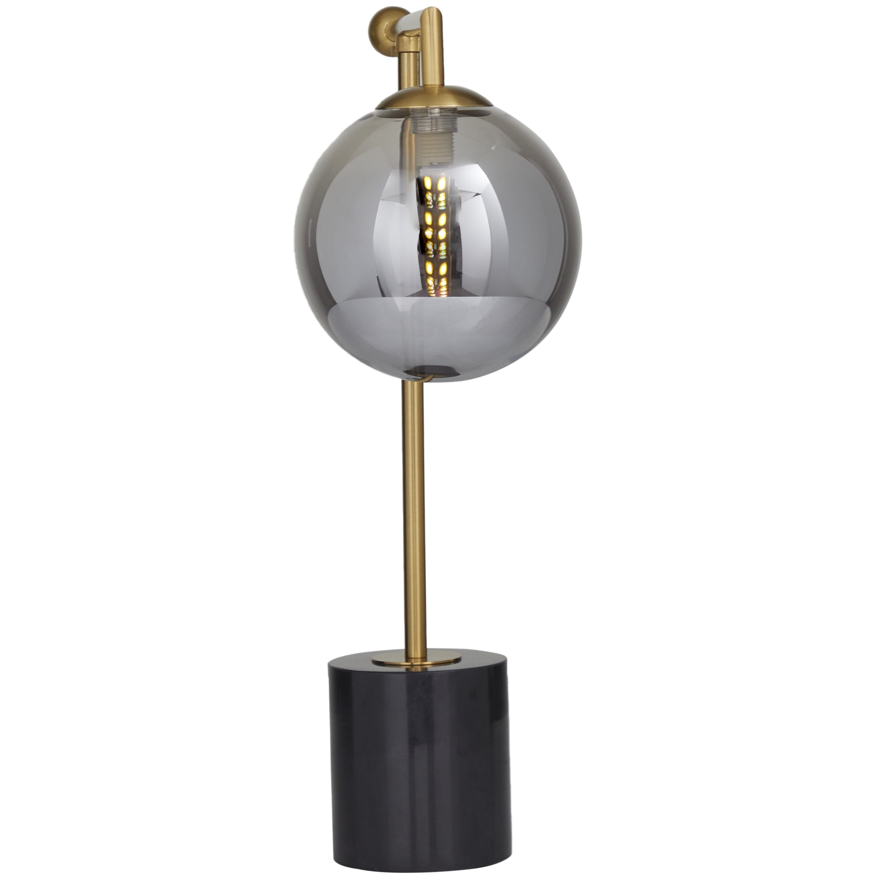 DecMode Orb Silver Desk Lamp - Stylish Contemporary Lighting - Walmart.com
