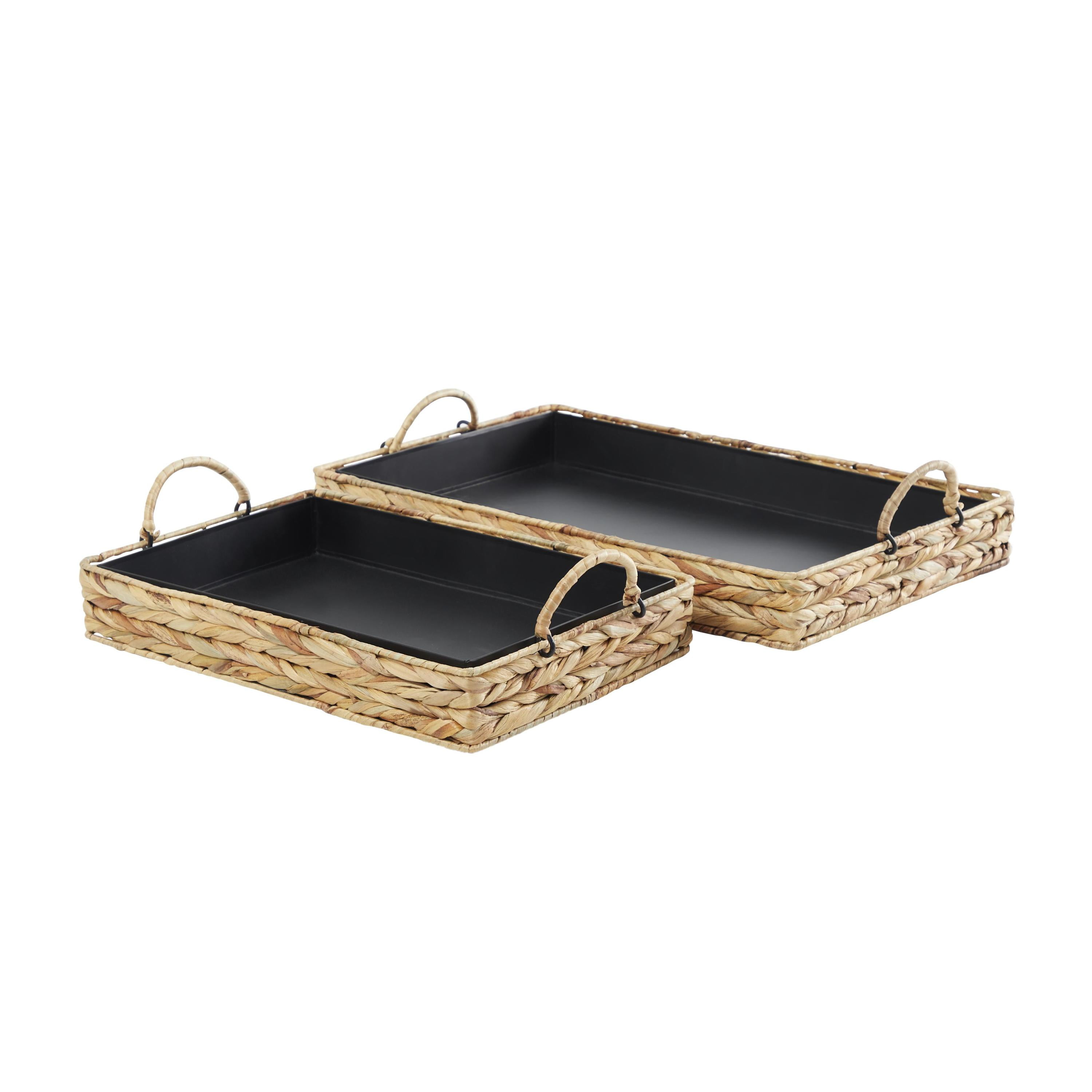Free Shipping! DecMode Rectangular Light Brown Seagrass Handmade ...