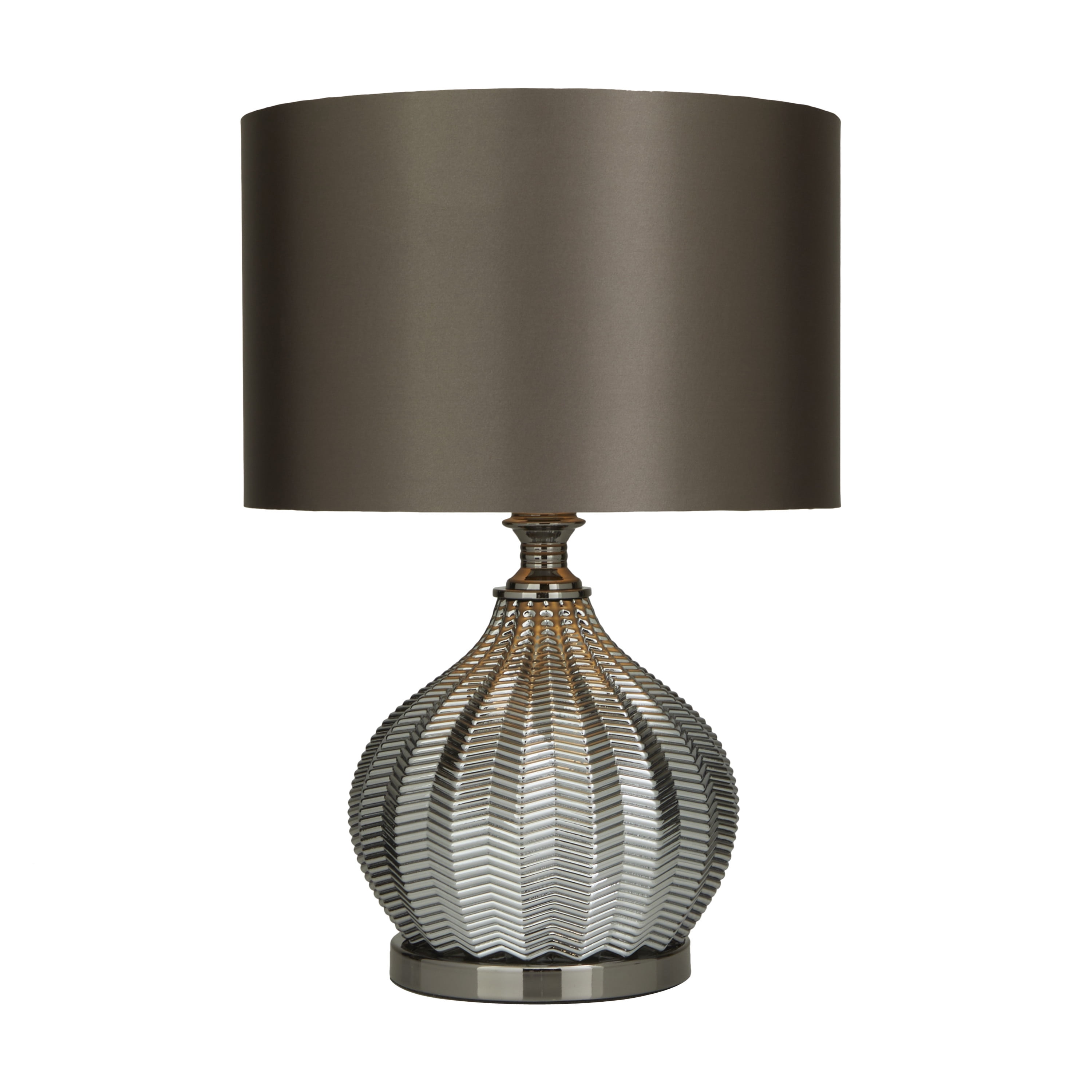 DecMode Silver Table Lamp - Stylish Home Lighting - Walmart.com