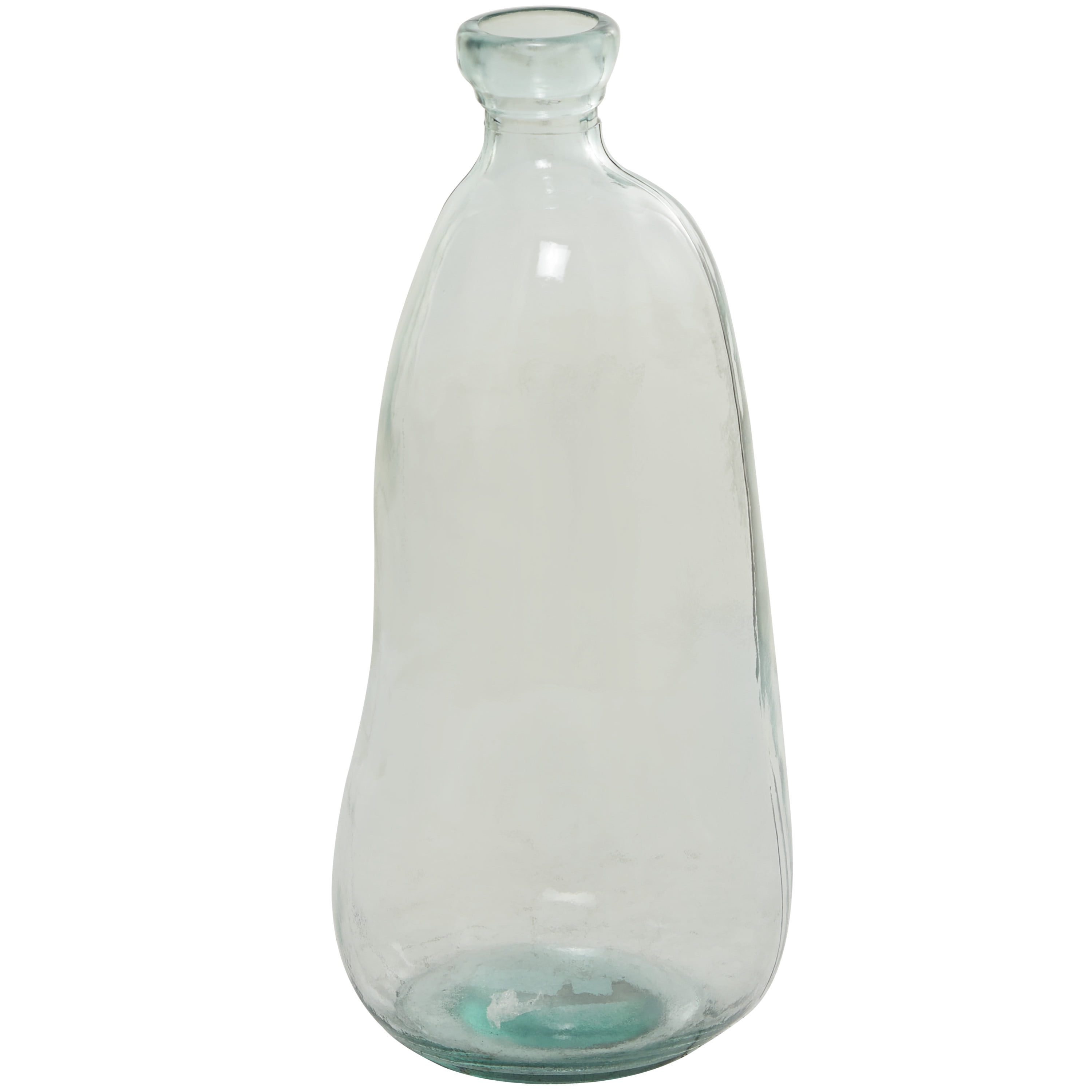 Free Shipping! DecMode 20 Inch Spanish Recycled Glass Vase Aquamarine ...