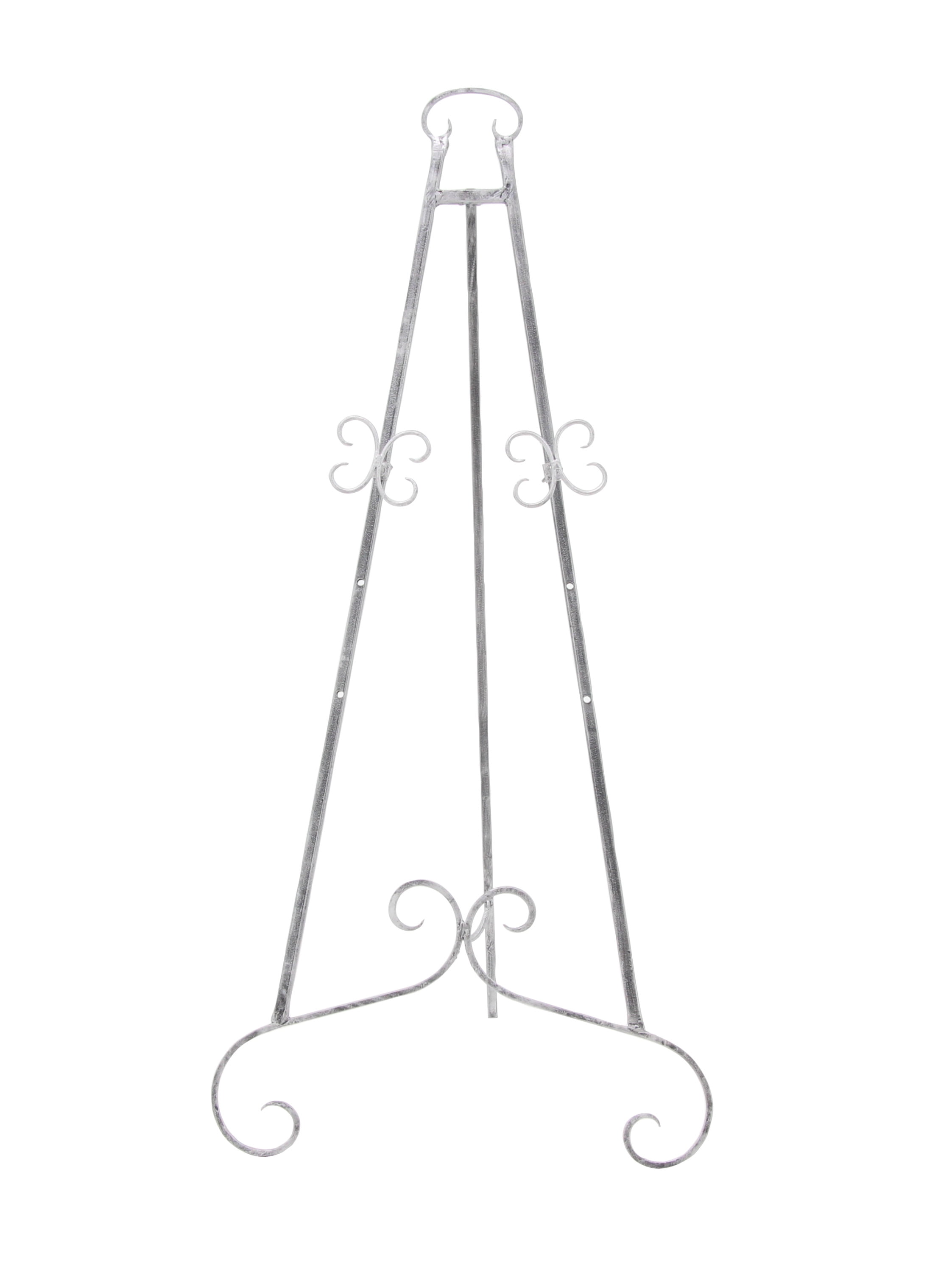 DecMode 22" x 46" Gray Metal Large Free Standing Adjustable Display ...