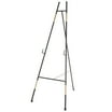 DecMode Traditional Black Metal Easel with Fleur de Lis Designs and ...