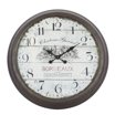 Yosemite Metal Timepiece Wall Clock in Dark Brown - Walmart.com