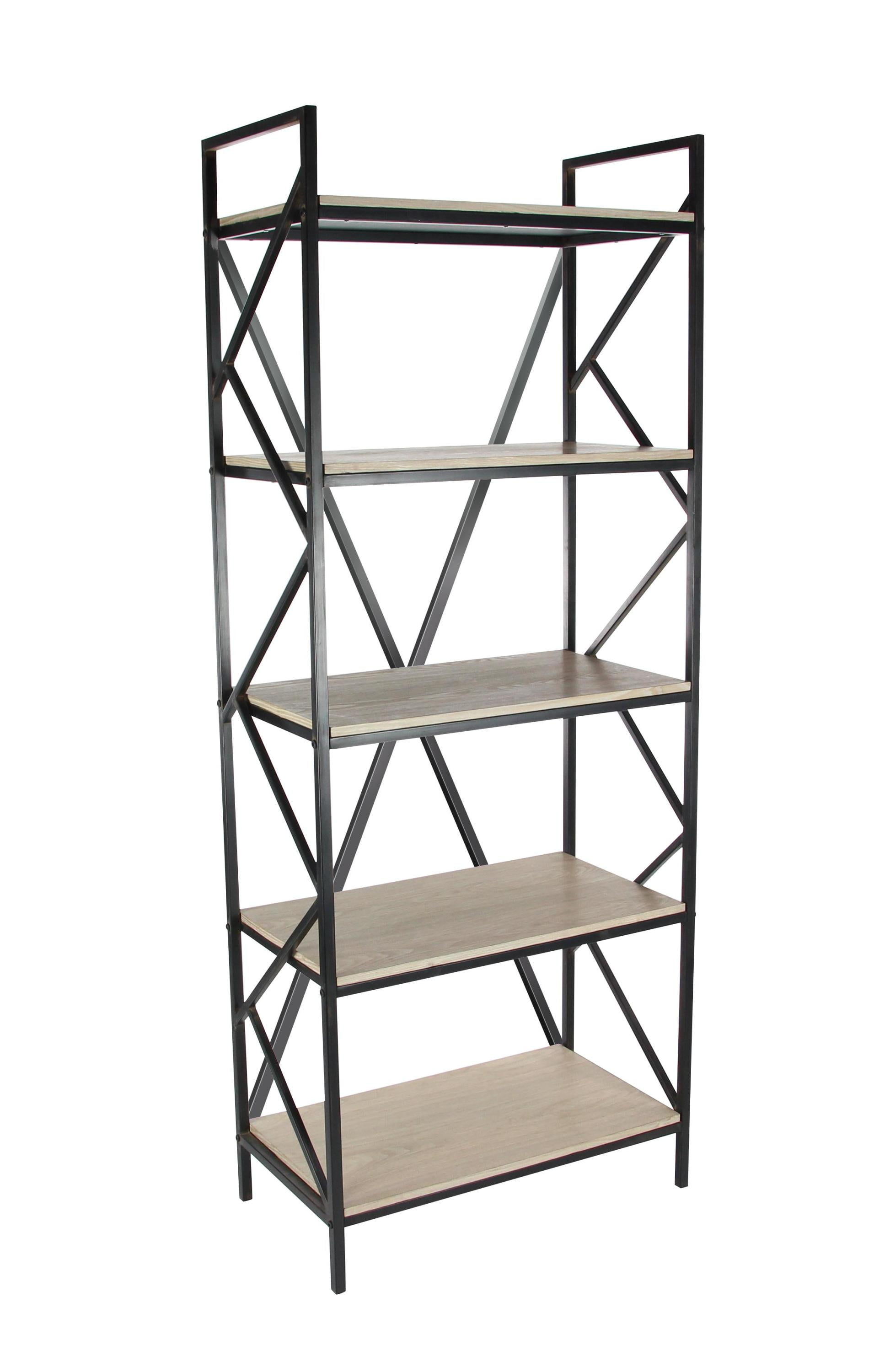 Classy Metal Wood Shelf