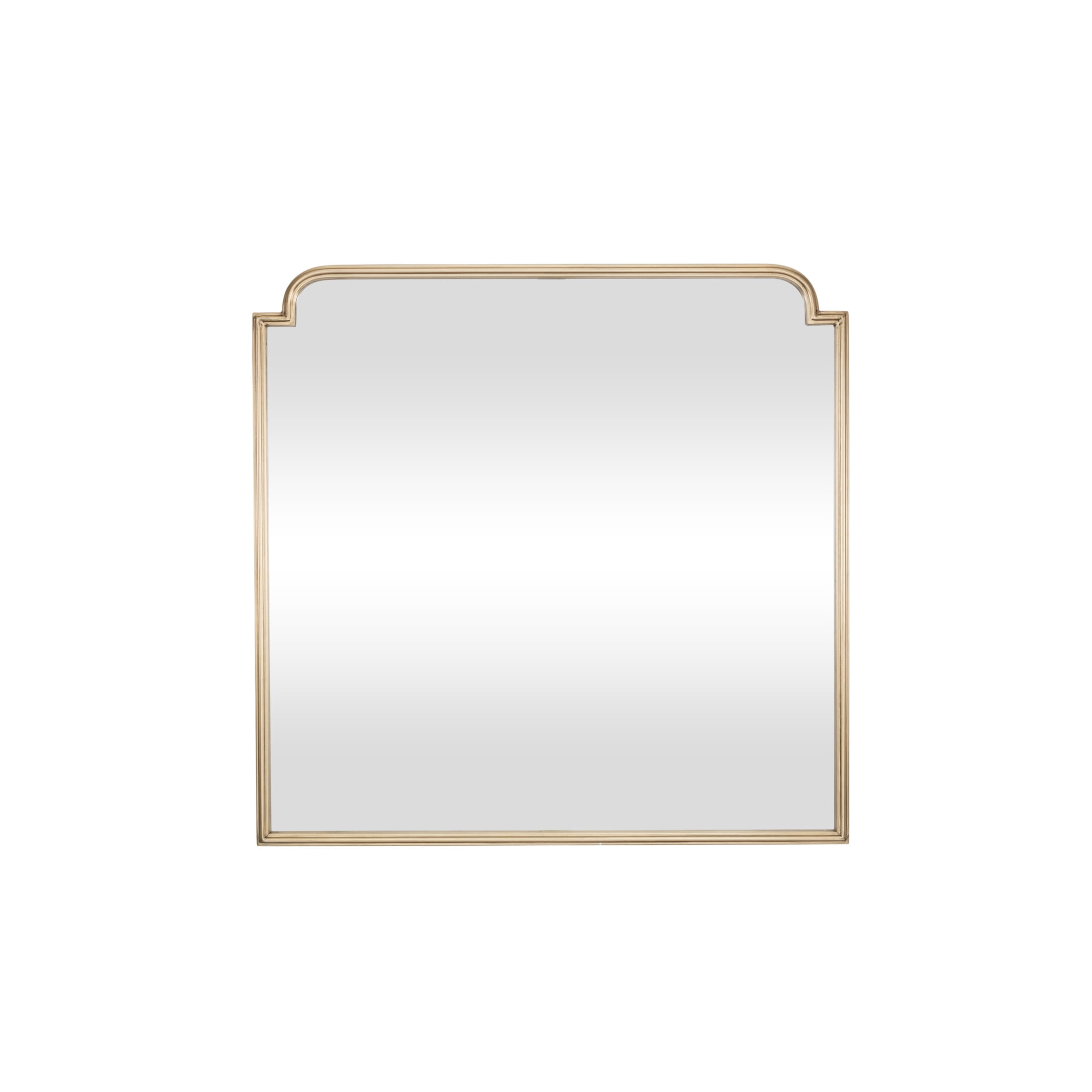 DecMode 35" x 34" Gold Wall Mirror with Thin Frame - Walmart.com