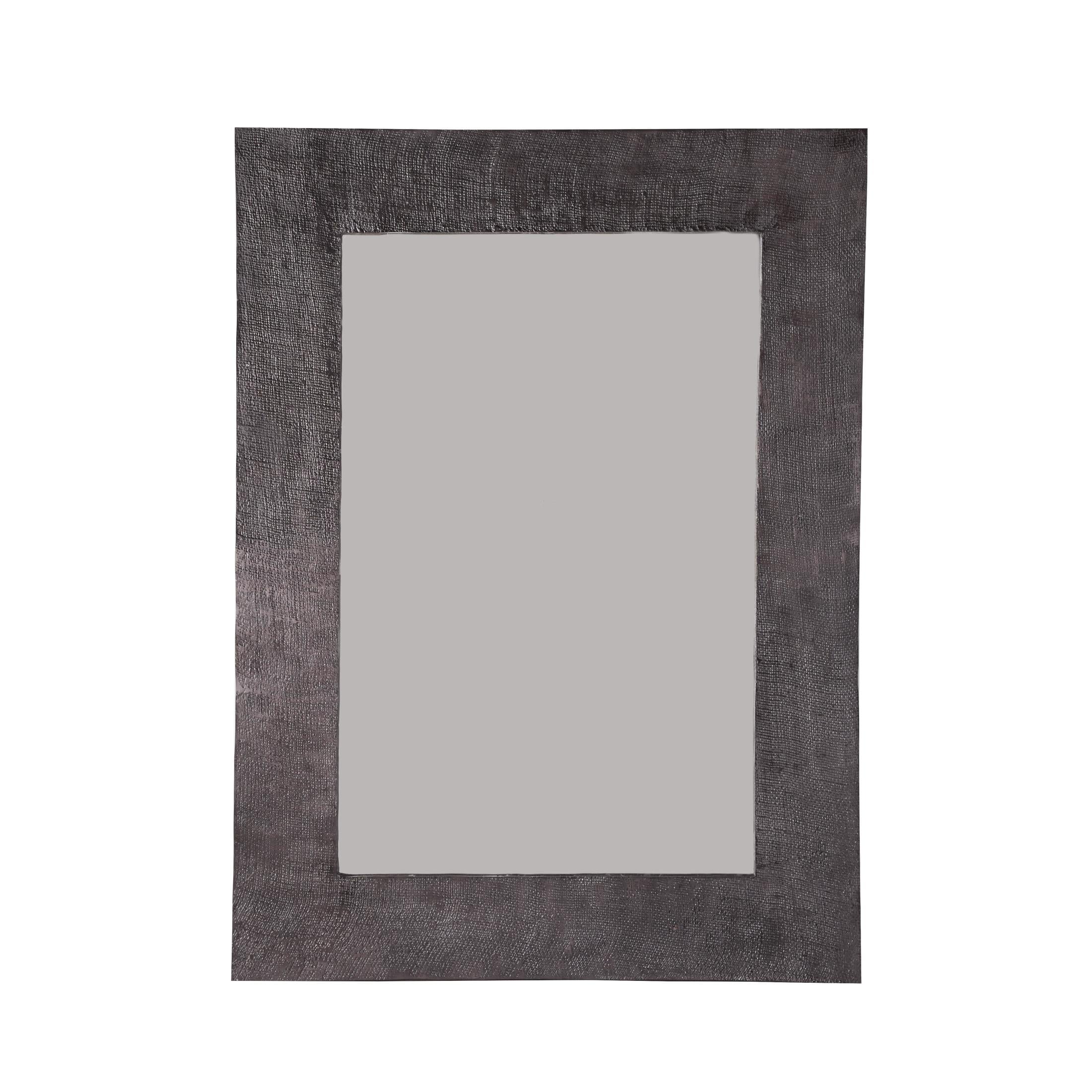 DecMode 35" x 48" Black Wall Mirror - Walmart.com