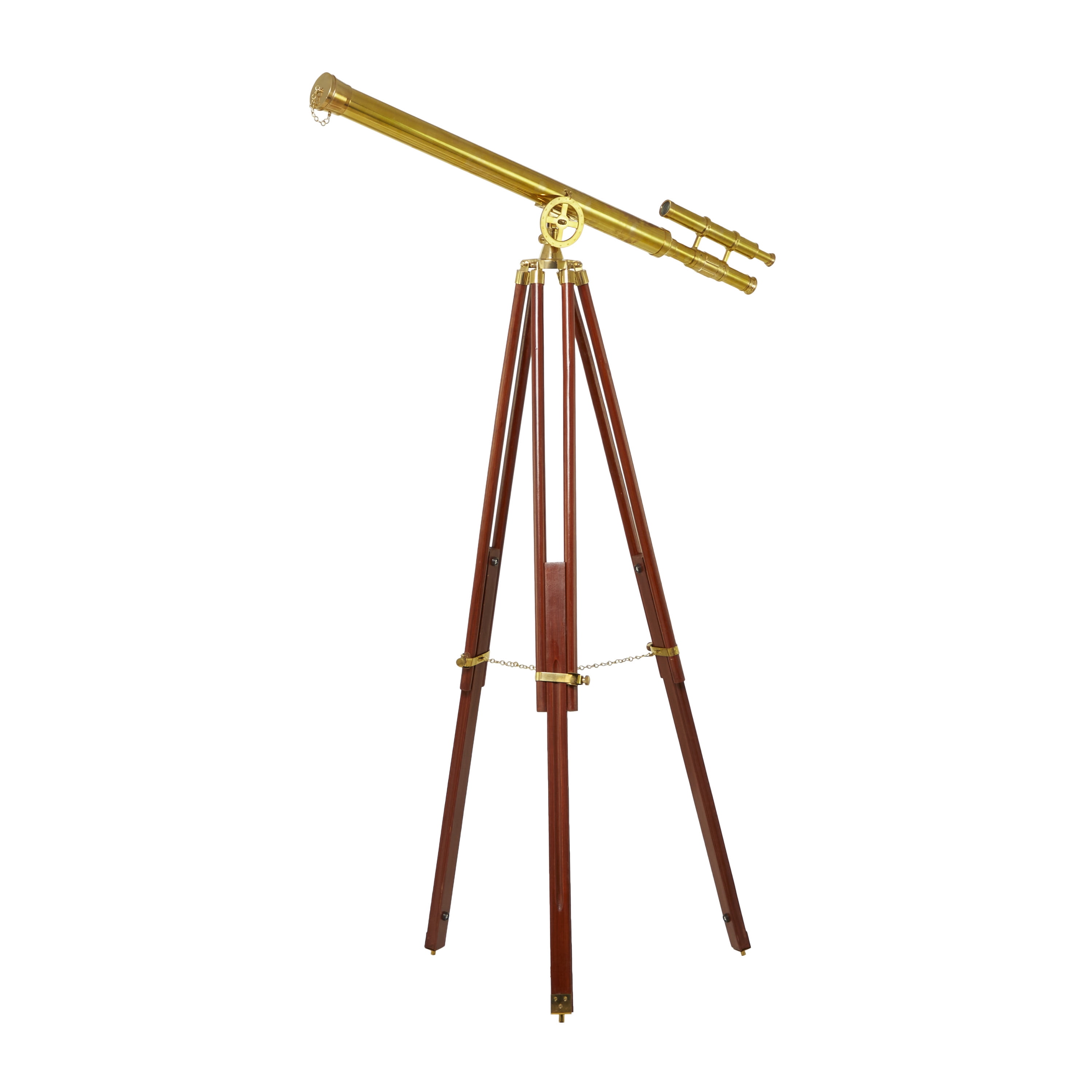 DecMode 39" x 58" Gold Metal Telescope, 1-Piece - Walmart.com